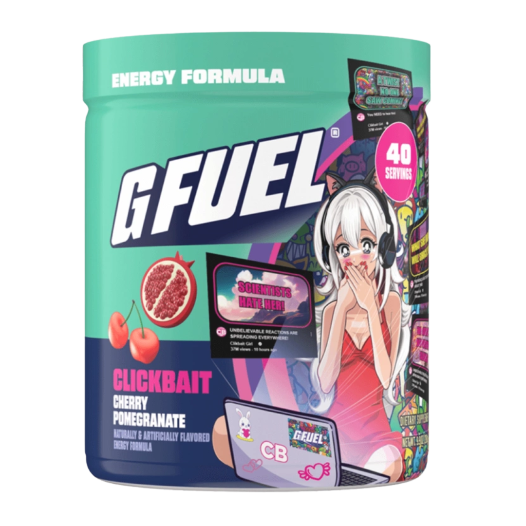 Clickbait Reanimated G Fuel Energy Formula Tubs – Gamer Fuel